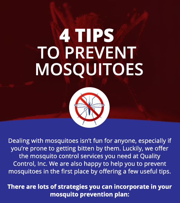 4 Tips to Prevent Mosquitoes [infographic] | Quality Control Inc.